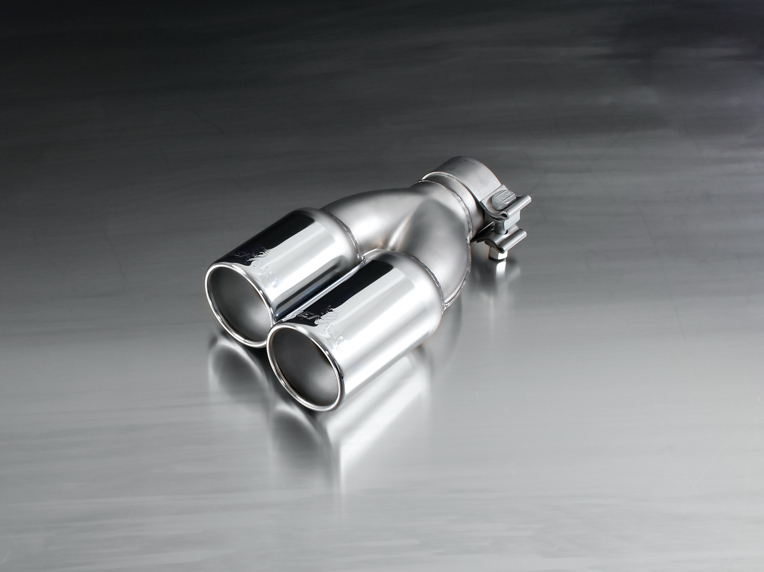 Tail pipe set L/R consisting of 2 tail pipes Ø 76 mm