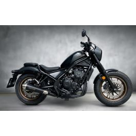 Powercone, stainless steel black, Honda CMX500 Rebel, EC approval