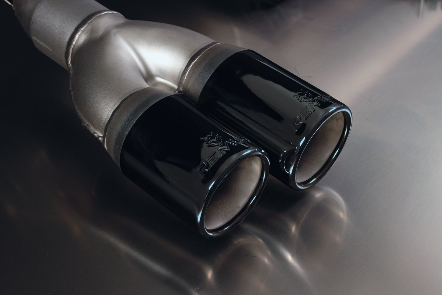 sport exhaust for left/right system (without tail pipes)